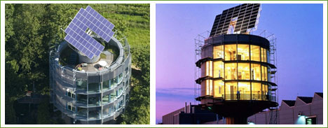 Rotating solar house generates 5x more power than it uses