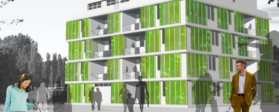 Bio-adaptive facade grows algae, creates shade and energy | Politics in ...