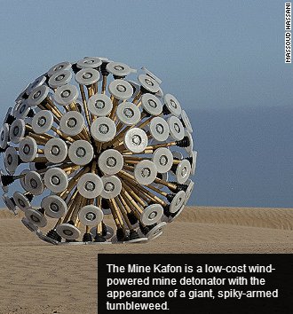 Anti-mine device costs $40, developed by Afghani
